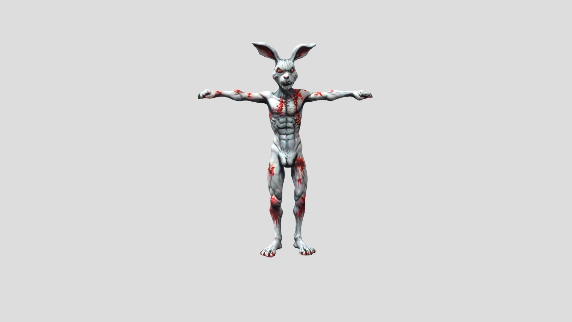 Zombie Rabbit - Download Free 3D model by Unkamonlidis [7074b6f ...