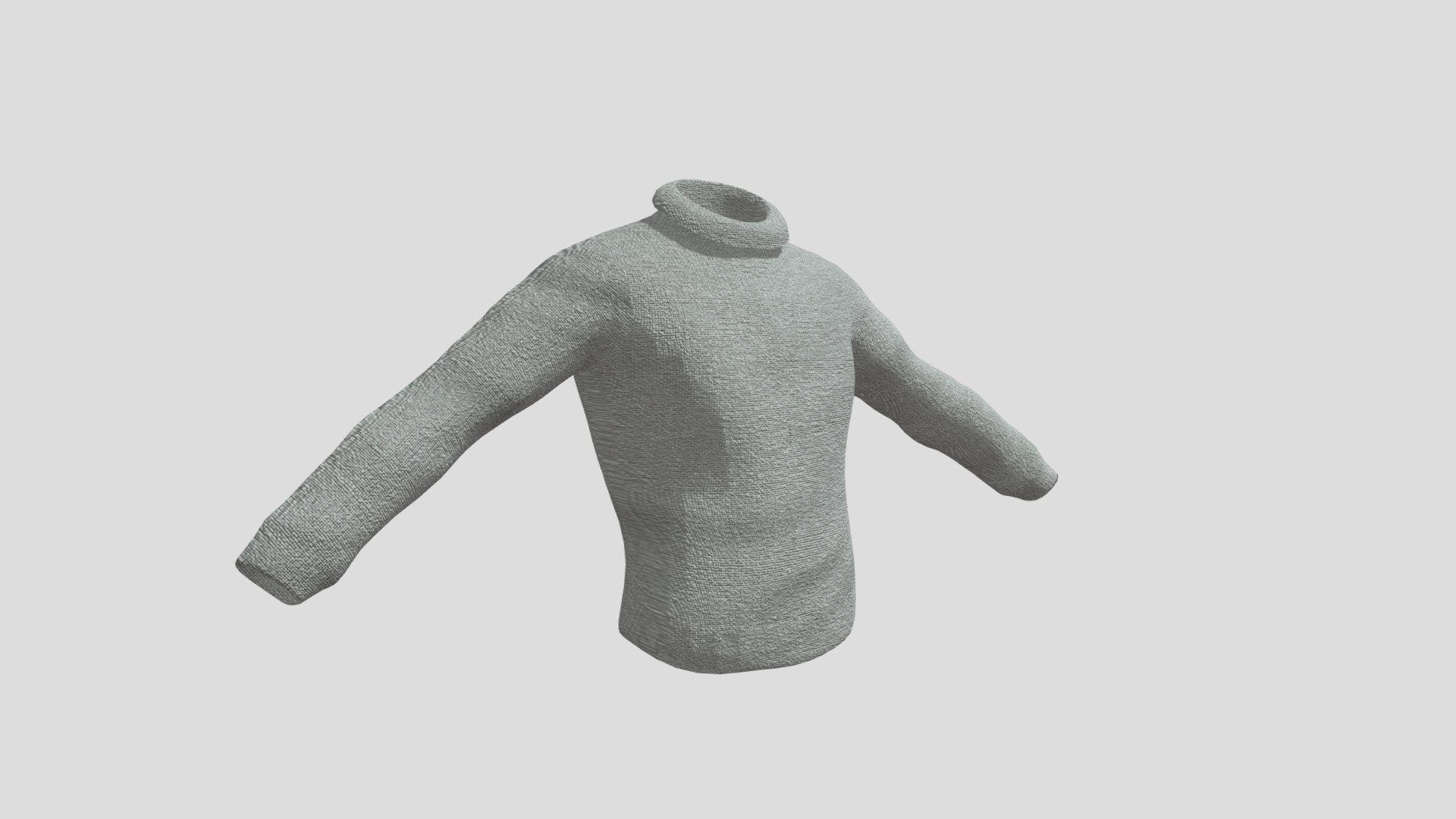 Male Sweater - Download Free 3D model by ntrousdale [7075ff0] - Sketchfab