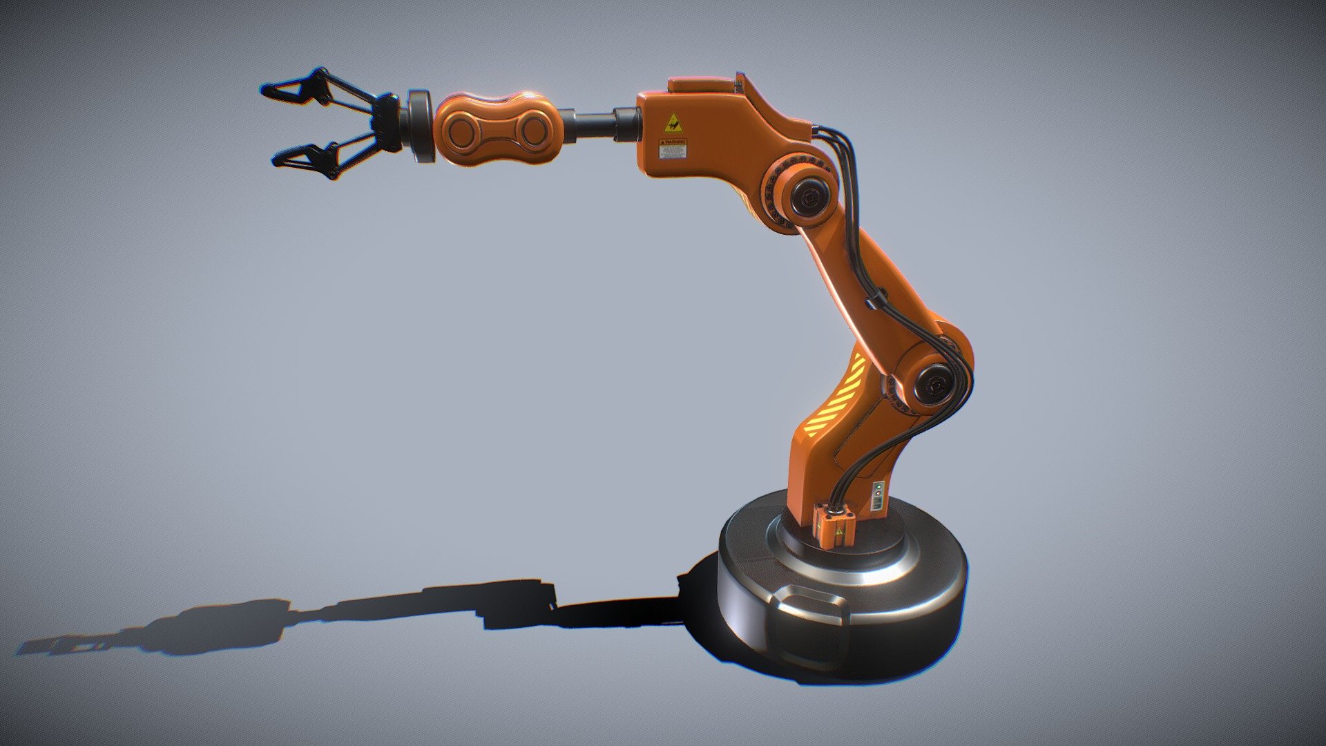 Industrial Mechanical Arm - 3D model by Sergio Molina (@sergiomolina3d ...