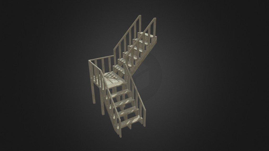 stairs - A 3D model collection by mahabharata - Sketchfab