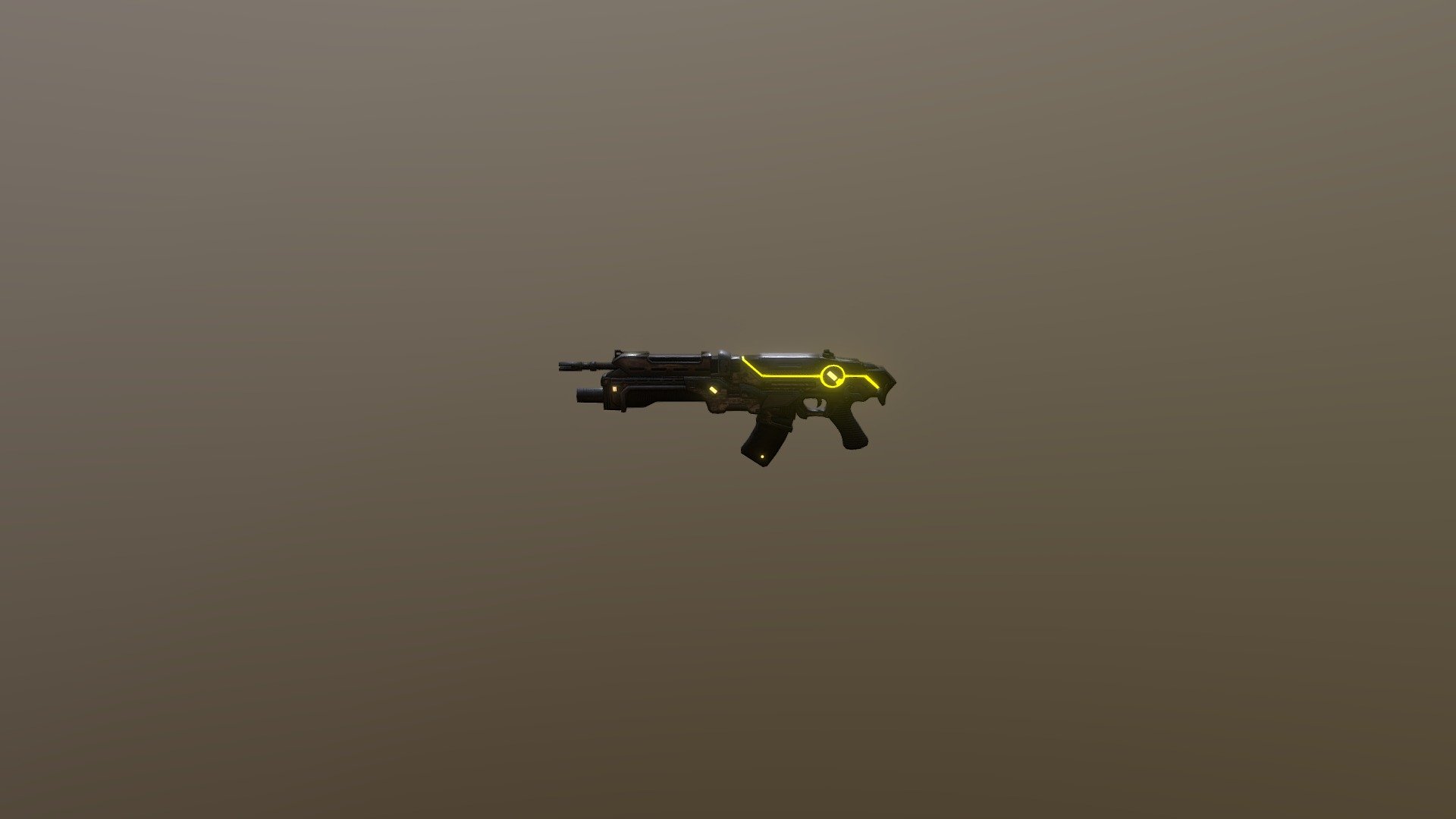 SCI-FI Rifle (Ready for Unreal Engine) - Download Free 3D model by ...