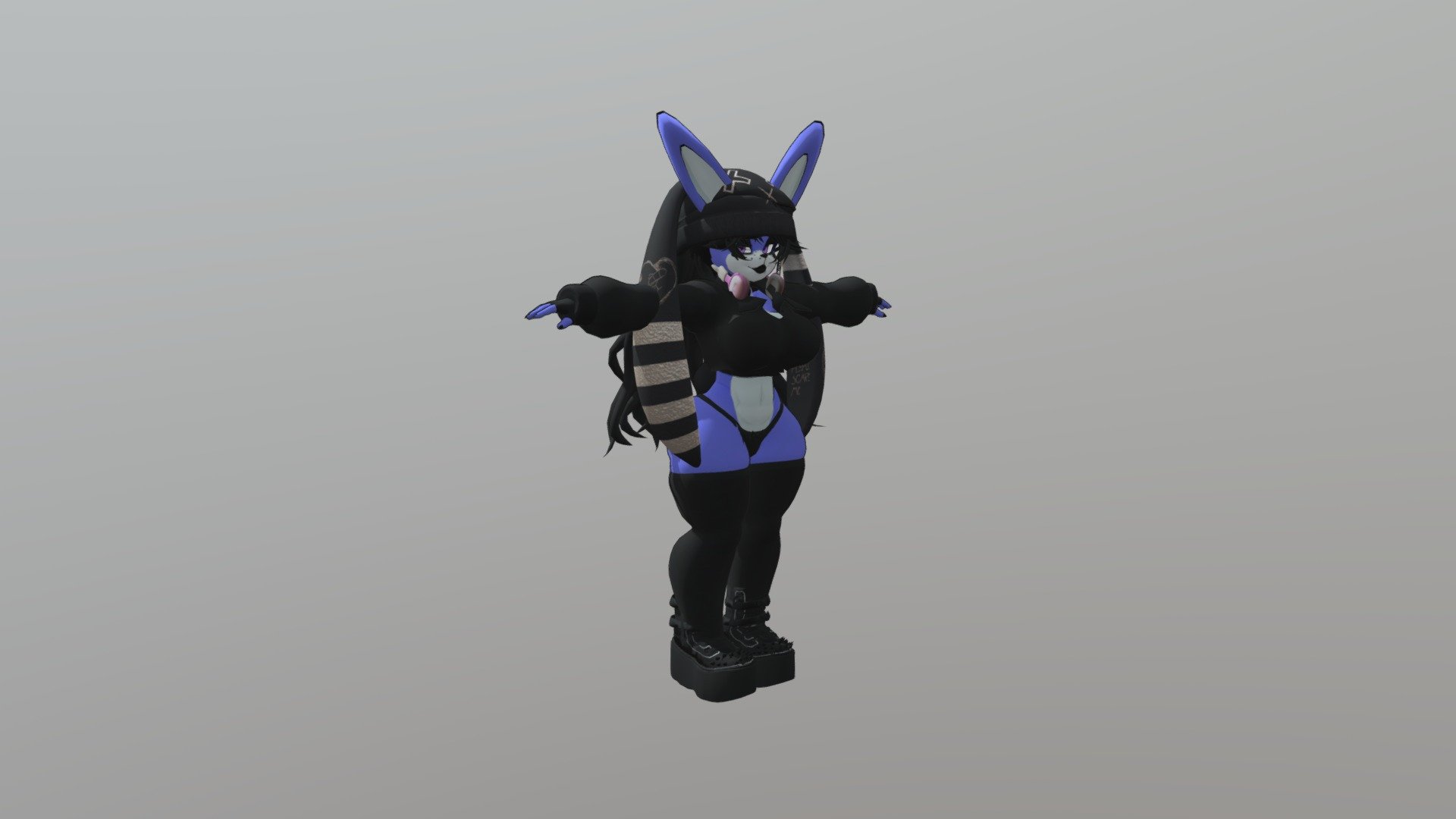 Goth bonfie - Download Free 3D model by Shedletsky (@Shedletsky ...