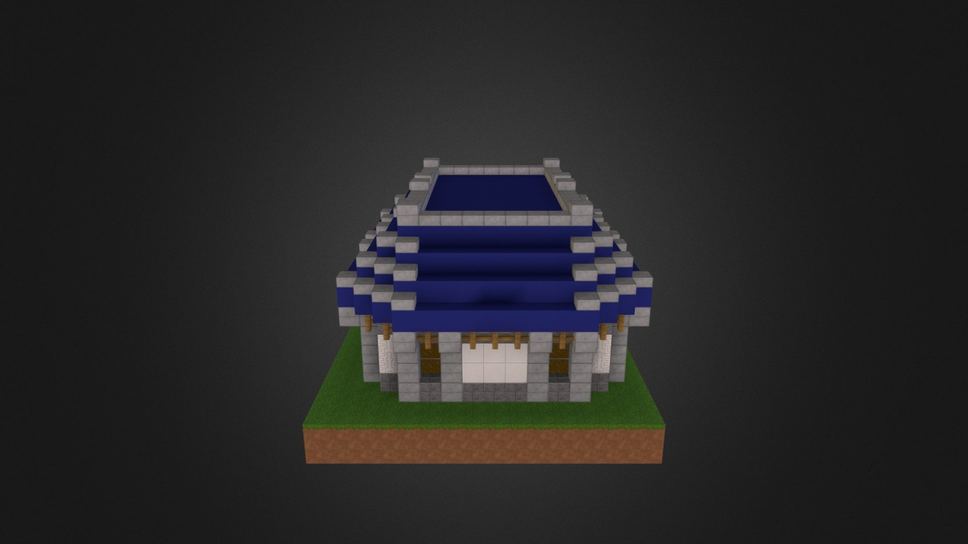 Pixelmon Town P1 - Mark - 3D model by rvolution [707a278] - Sketchfab