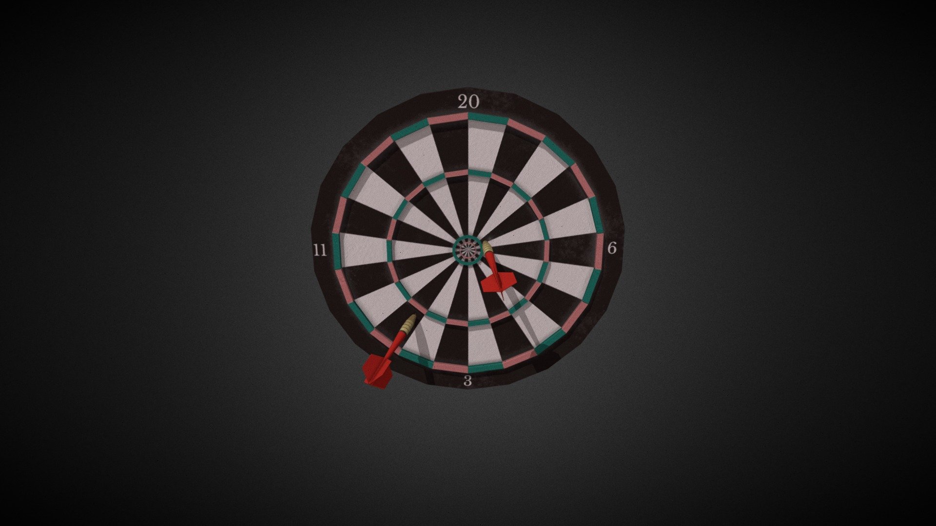 Low Poly Darts - 3D model by Muzaffer Dutar (@Muzaffer.) [707a7a7 ...