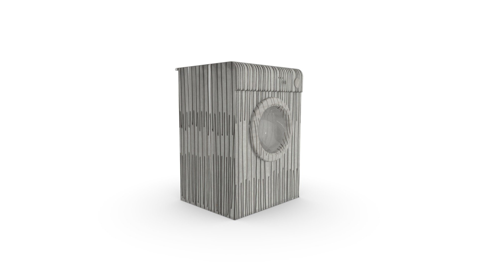 Wasmachine - White - duplicated version - 3D model by envisions ...