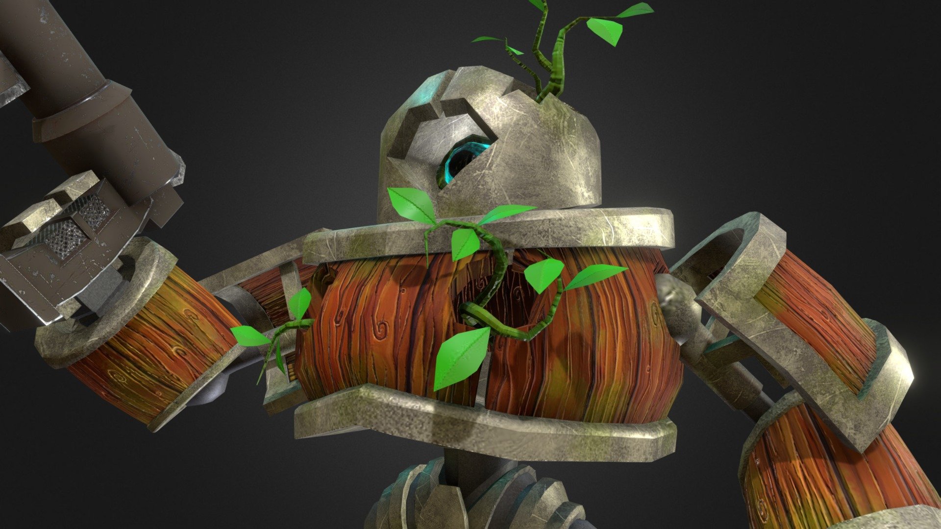 Meca Brontes - Land Of Robs game character - 3D model by Thiago Silva ...