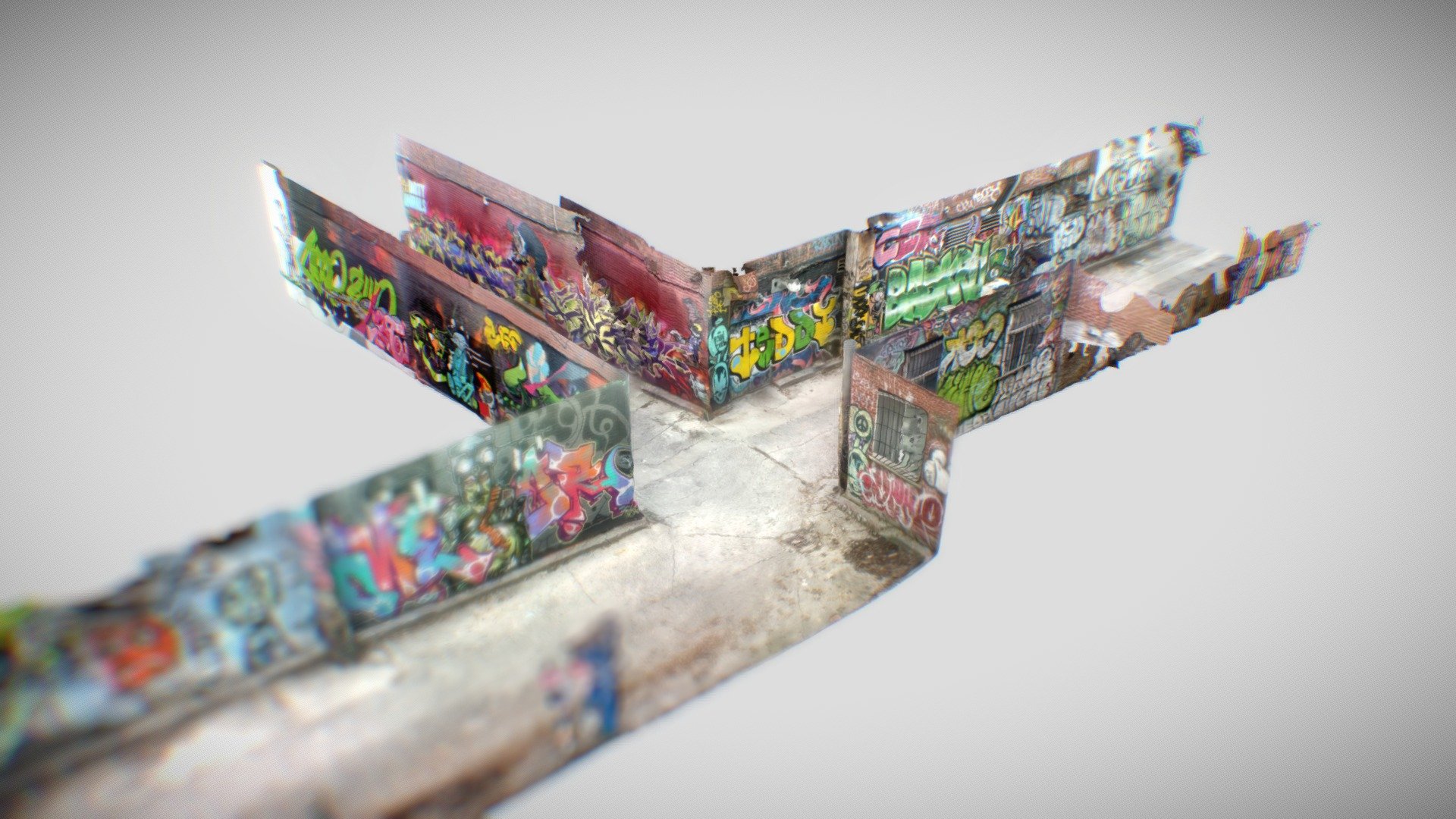 Day 90 - 1 Scan A Day - Montreal Street Art - Download Free 3D model by ...