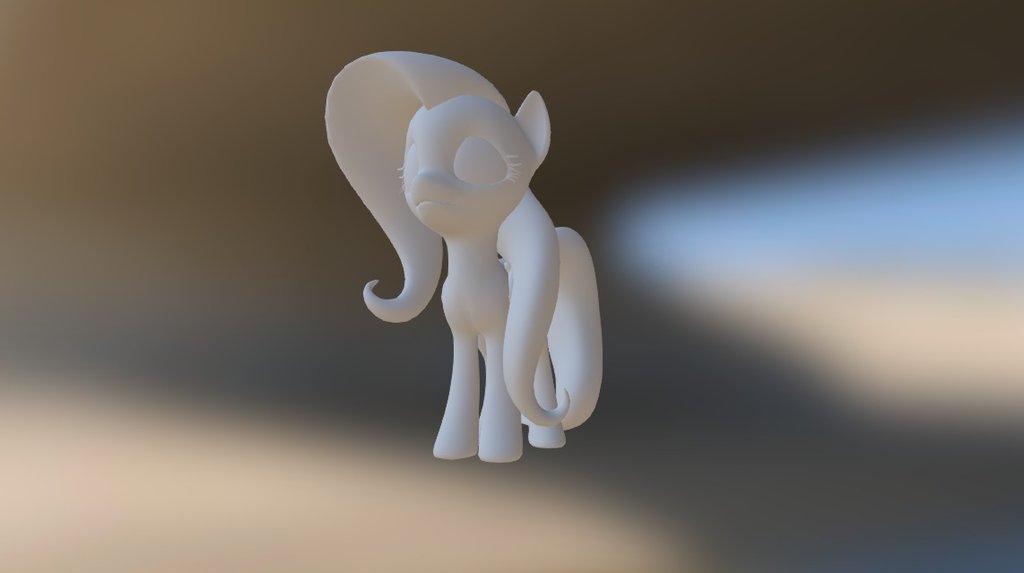 Fluttershy - Download Free 3D model by lawlman456 [7080545] - Sketchfab