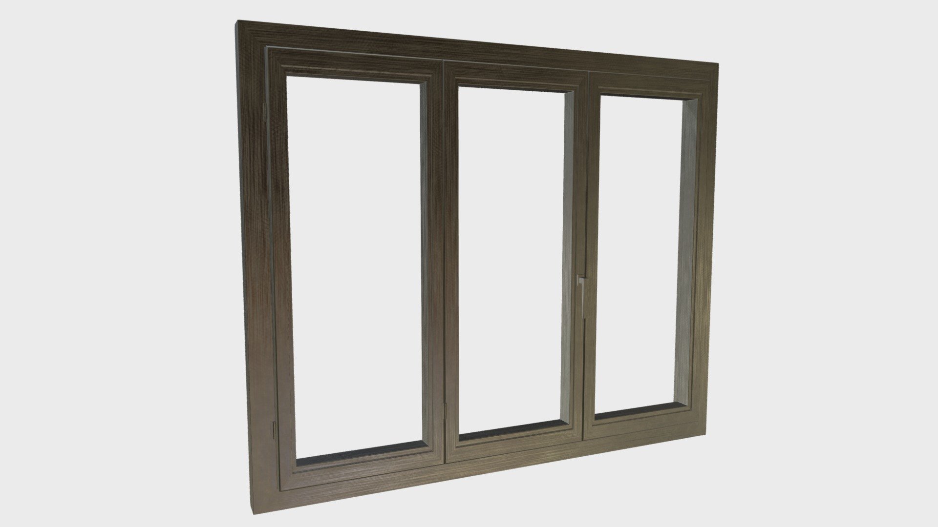 3 panels large window - Buy Royalty Free 3D model by FrancescoMilanese ...