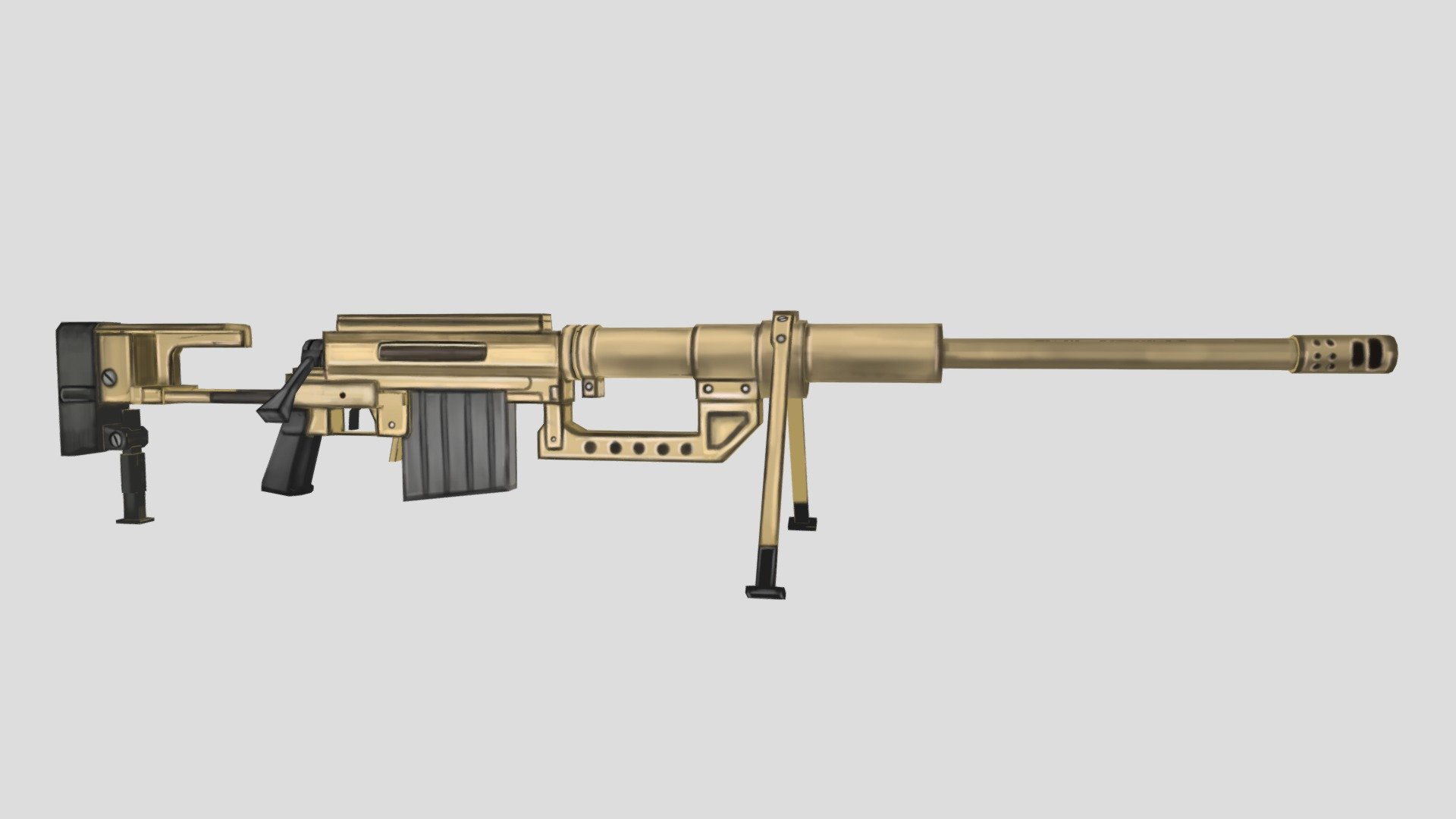 CheyTac Intervention - 3D model by BRITA74 [7083581] - Sketchfab