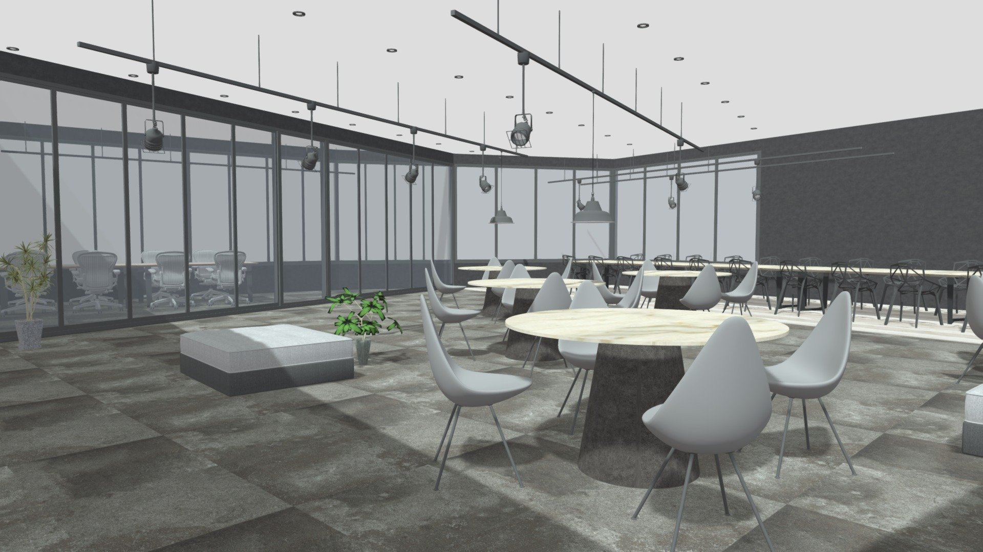OFFICE MODEL - 3D model by co2create,inc (@co2create) [70841f5] - Sketchfab