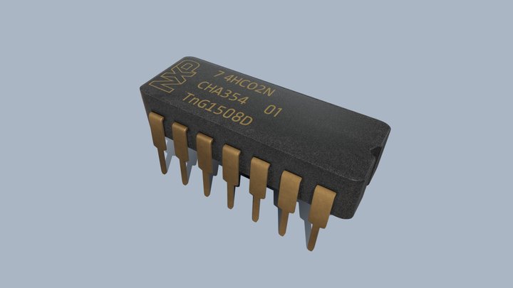 Microchip 3d Models Sketchfab