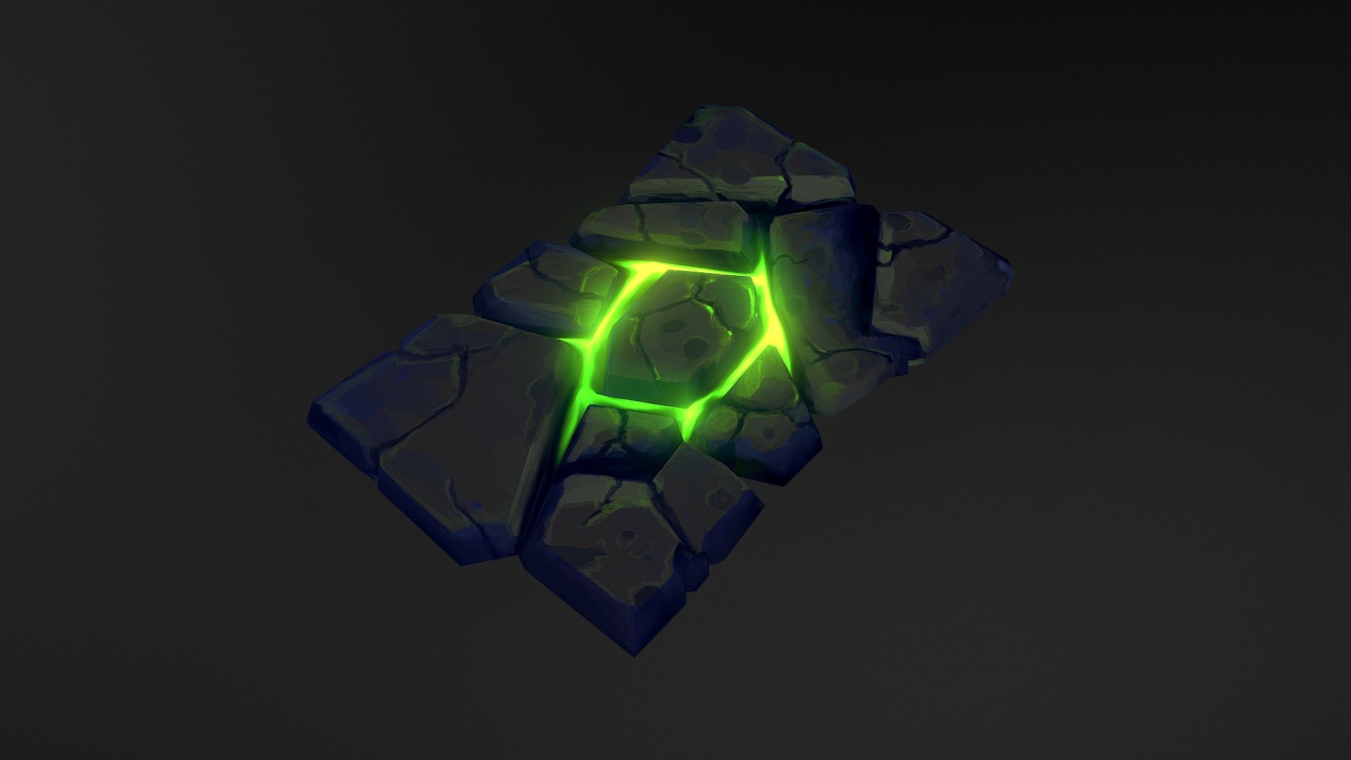 demonic plate Hand Painted - 3D model by tcharankov [708640f] - Sketchfab