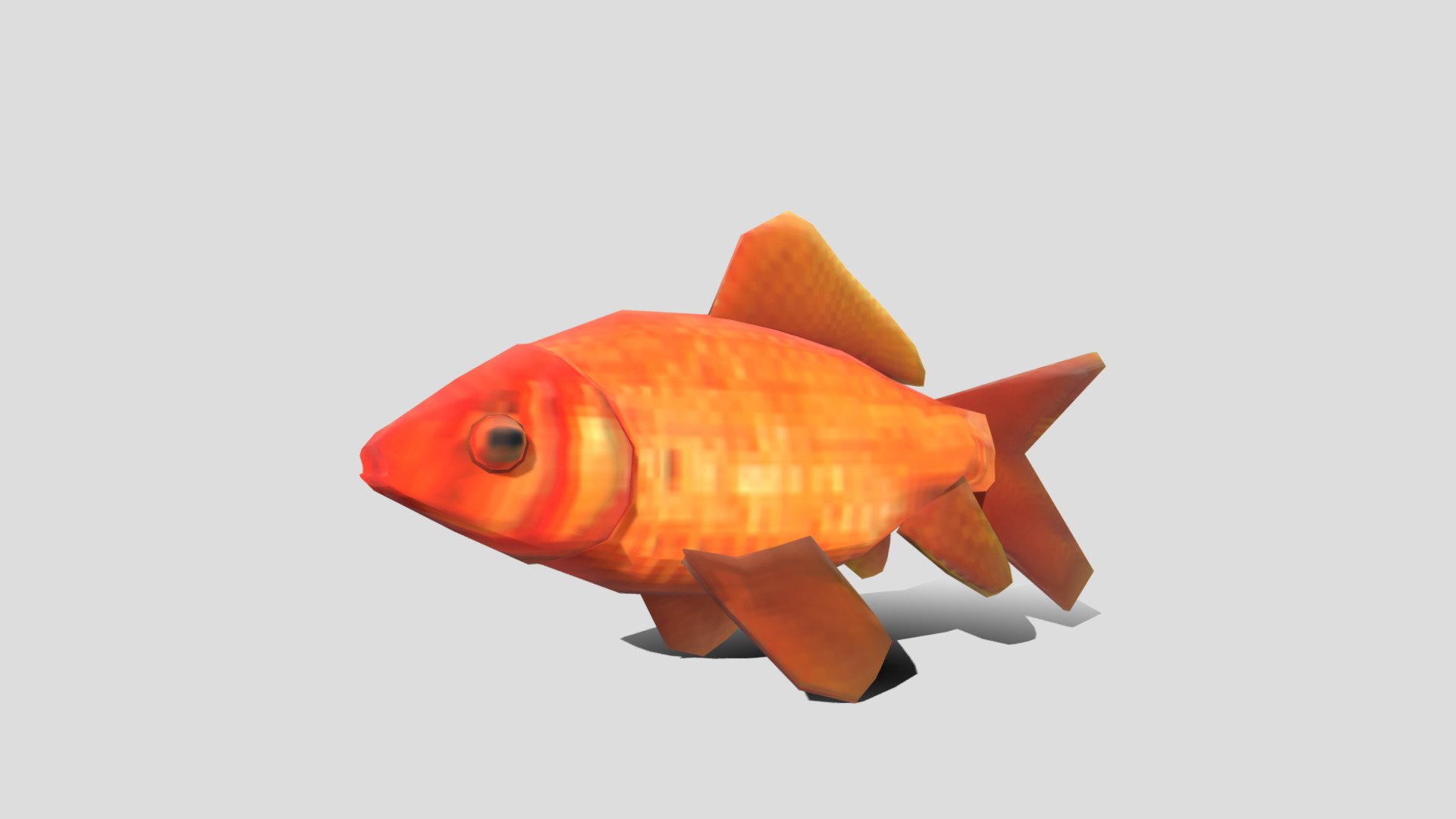 Giant Goldfish - 3D model by joshuapitaniello [708742c] - Sketchfab