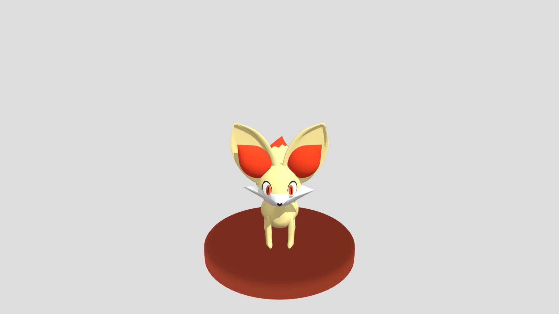 Fennekin With Plate - Download Free 3D model by 97jana [70874f1 ...