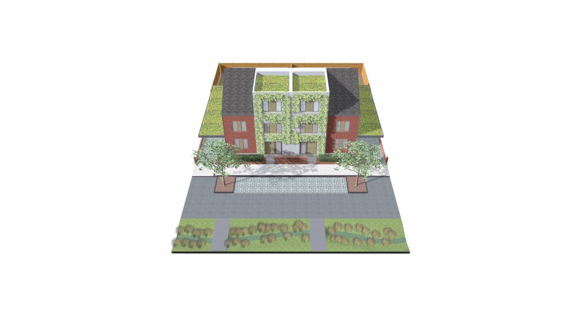 Features of residential landscape - 3D model by Capita Place ...