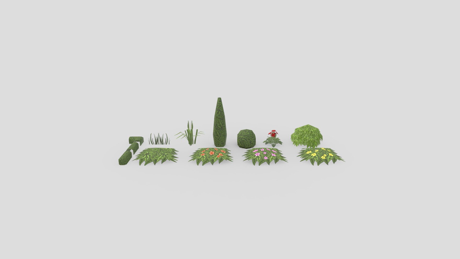 All Foliage (Low Poly) - 3D model by DaveTse [708a857] - Sketchfab