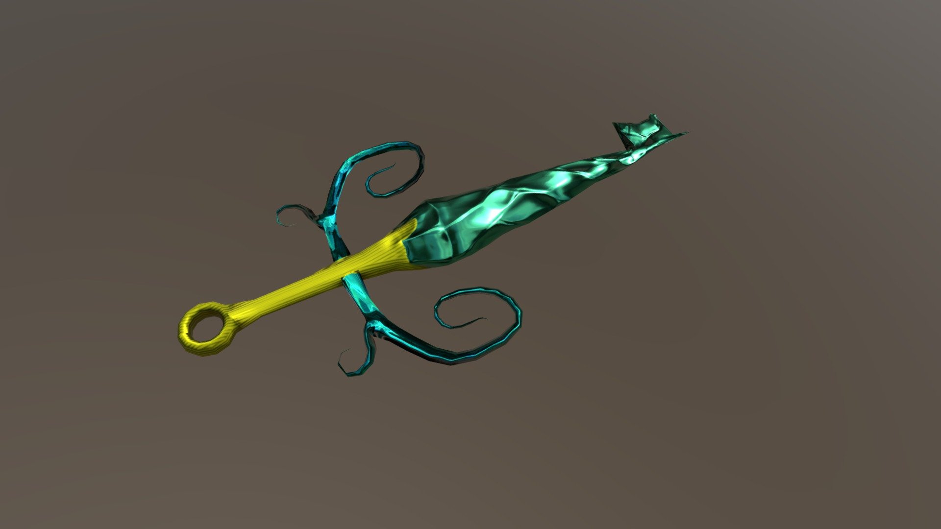 Crystal Dagger - 3D model by Zeondor [708aa4e] - Sketchfab