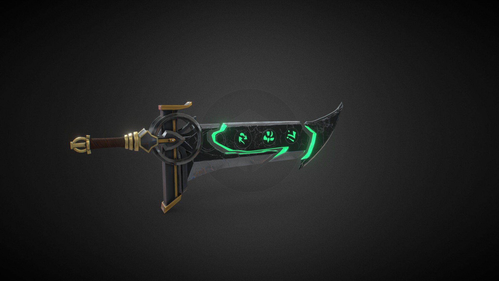 Riven's Sword: League Of Legends - 3D model by Santos (@gage9600 ...