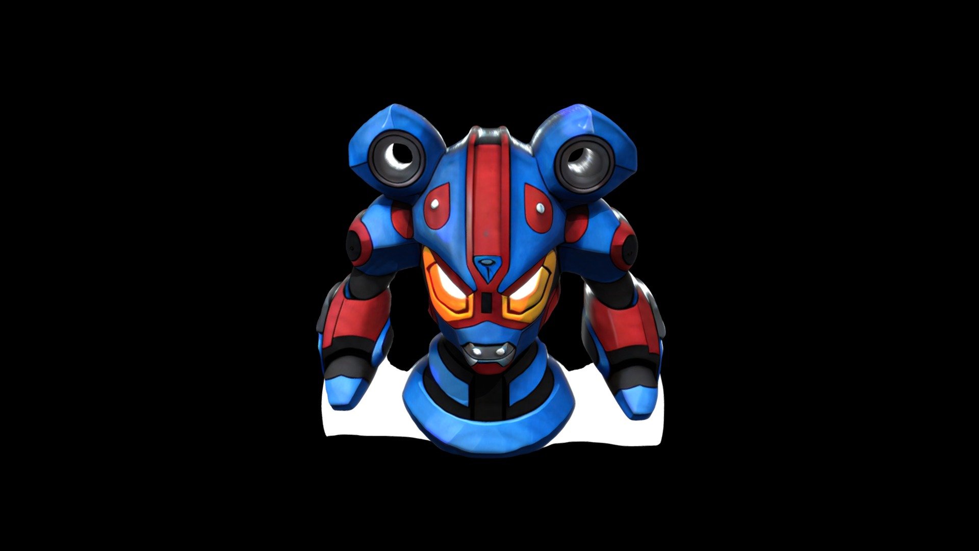 Helmet Mask Robot Cartoon 1231 - Download Free 3D model by klrxyz ...