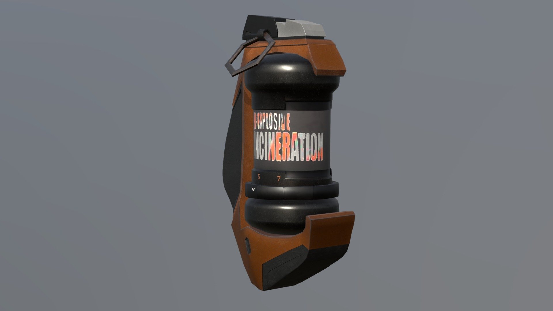 Sci-Fi Grenade - 3D model by Talaoi [708d5cb] - Sketchfab