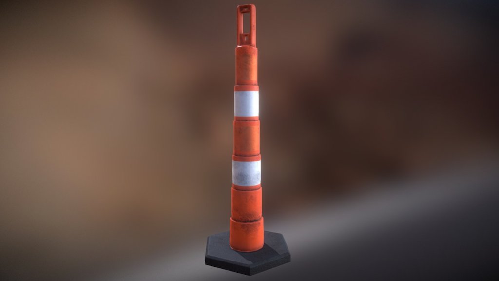 Big traffic cone - 3D model by Pio Vouilloz (@piovouilloz) [708d9a7 ...