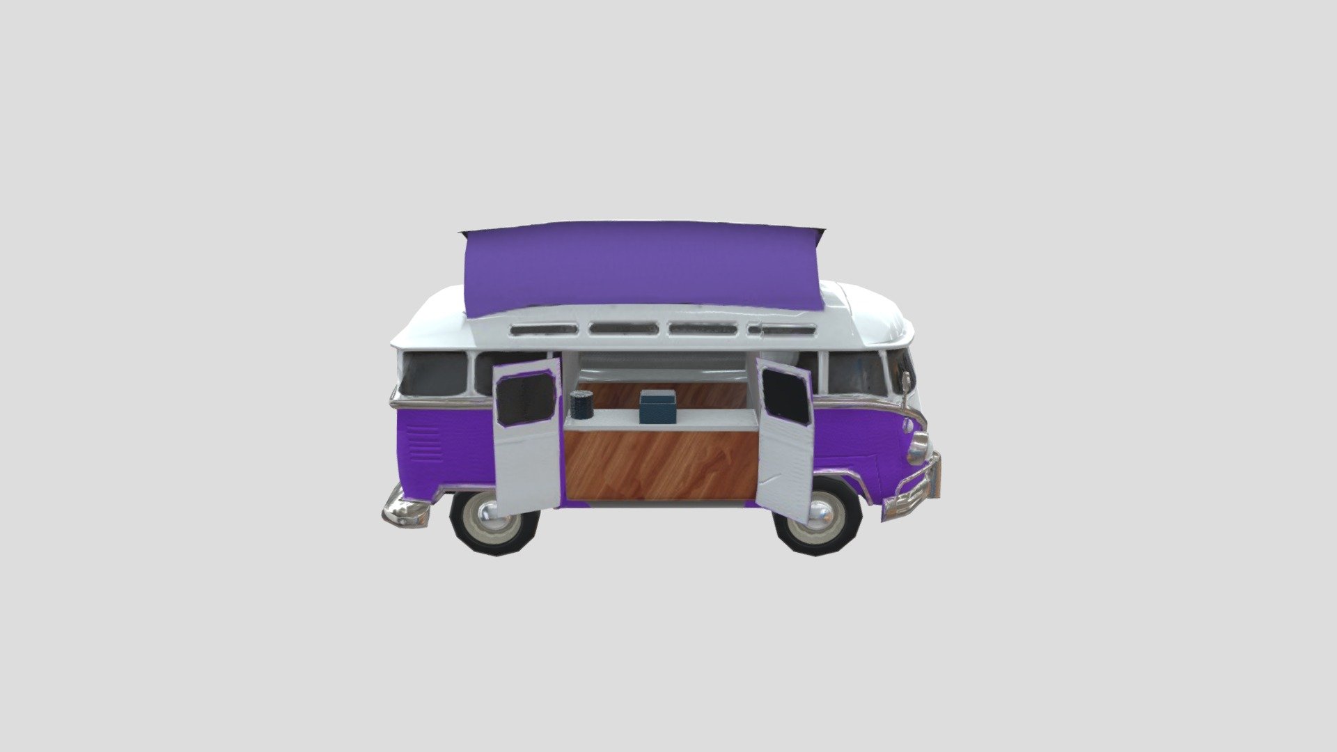 VW Bus - 3D model by shaffere6978 [708de0e] - Sketchfab