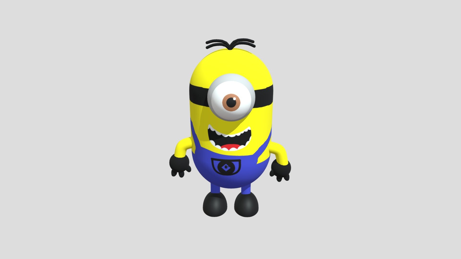 Stuart The Minion - Download Free 3D model by Sour Grapes (@kmorganc1 ...
