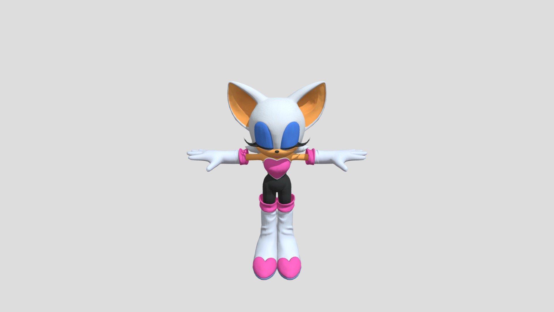 Sonic Racing: CrossWorlds - Rouge Model - Download Free 3D model by ...