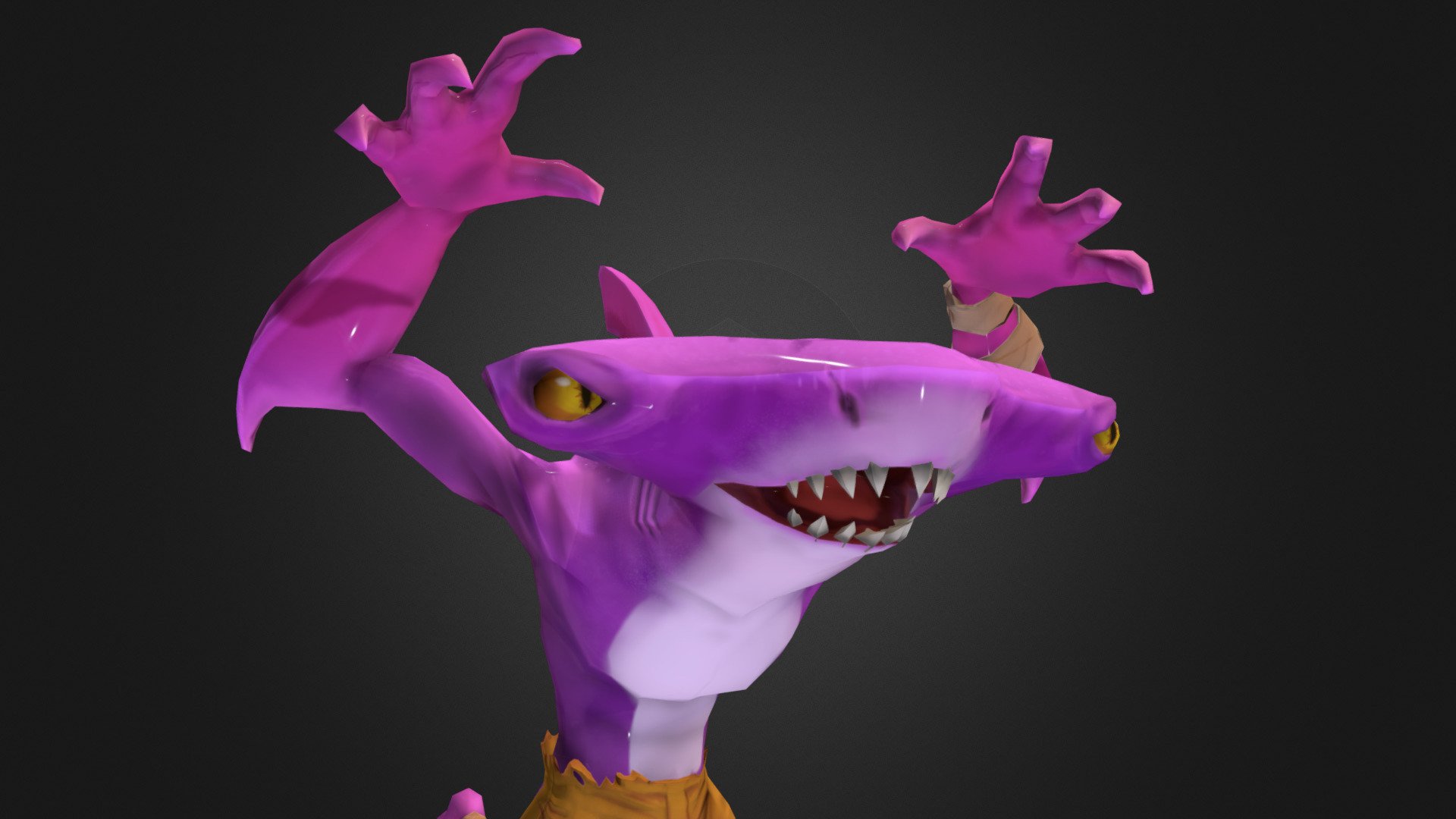 Mutant Shark - 3D model by Mateus.Wesen [7094178] - Sketchfab