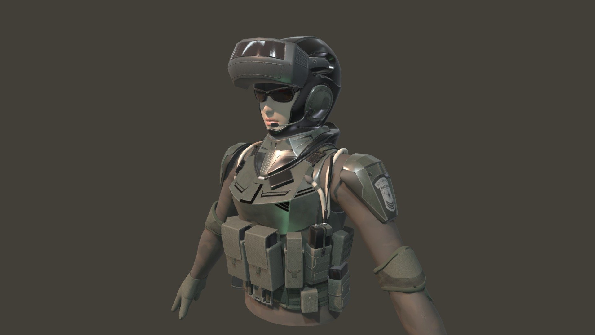 SF Armor Soldier - 3D model by minhaeshin [7095712] - Sketchfab