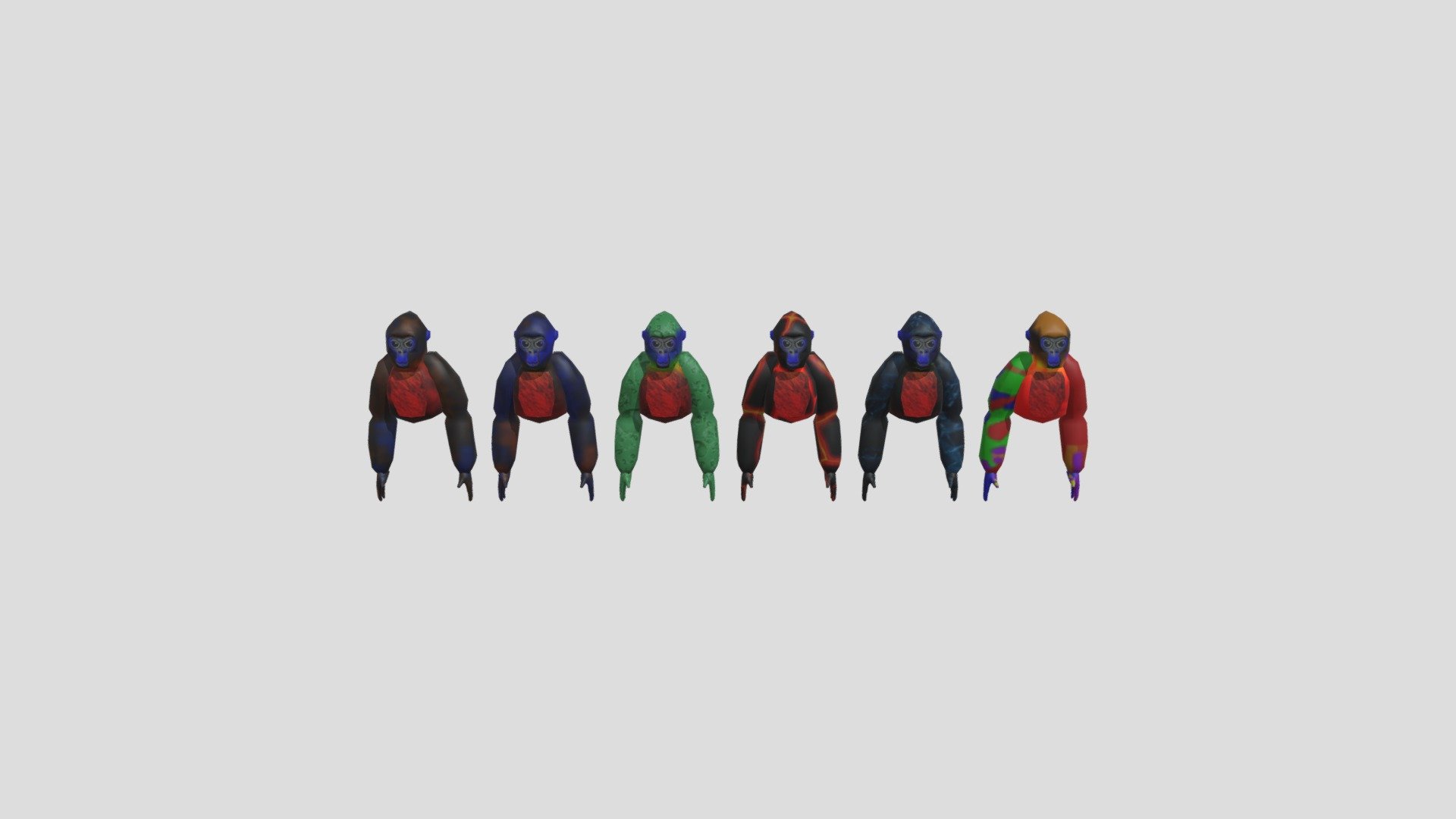 glitched gorilla tag models - Download Free 3D model by NoobX (@NoobX ...