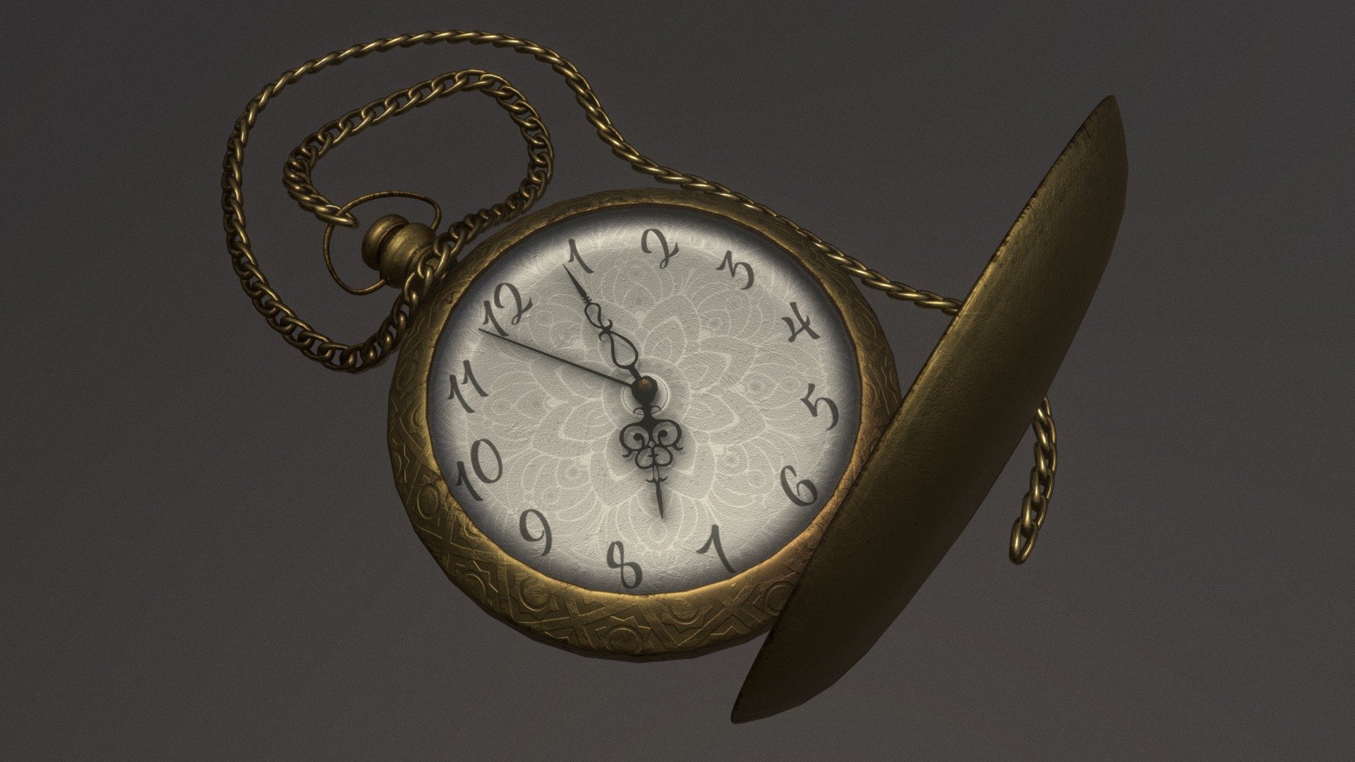 Old pocket watch - 3D model by sesill [709704a] - Sketchfab