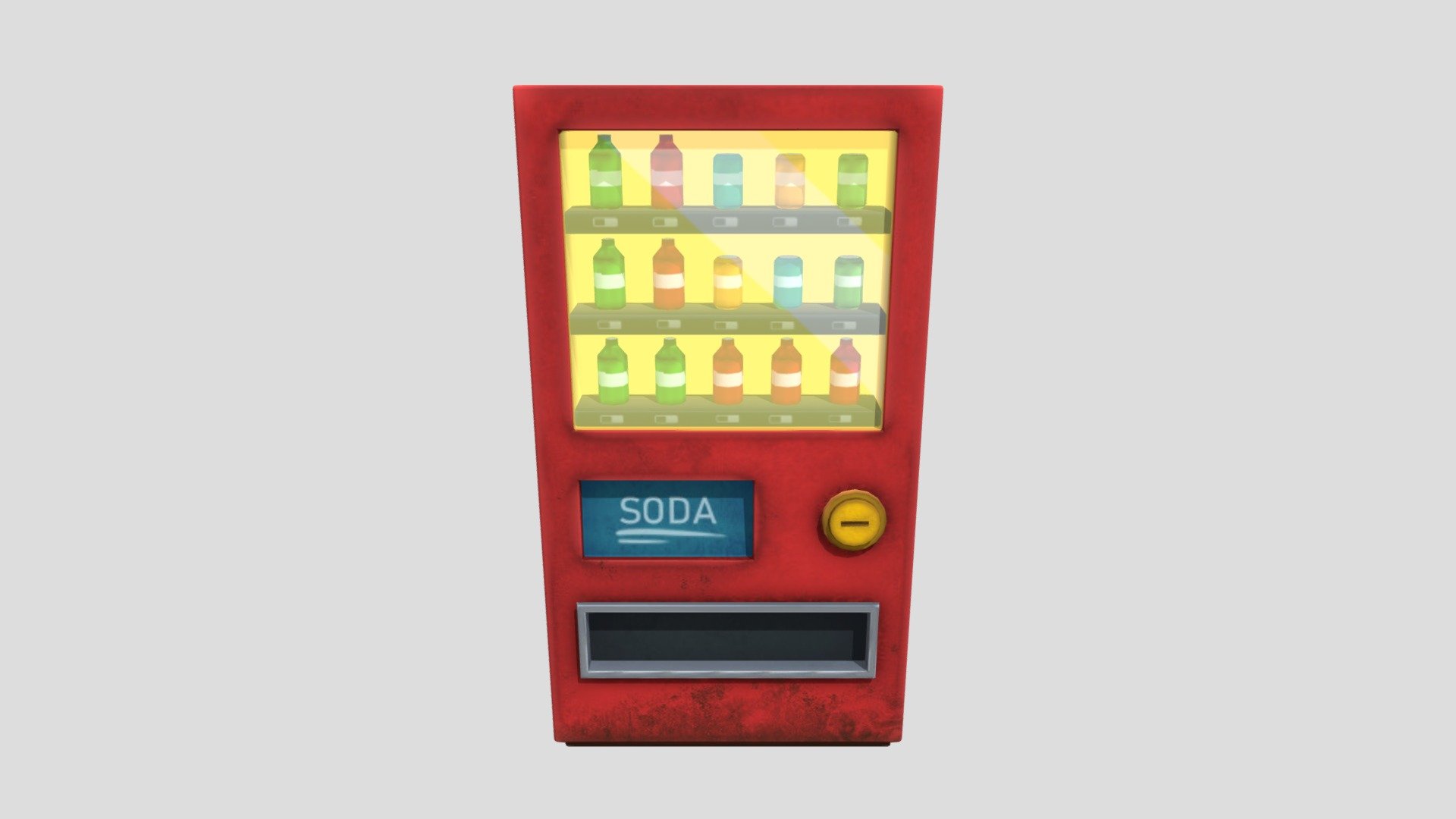 Stylized Vending Machine - 3D model by Apholito12 [7097829] - Sketchfab