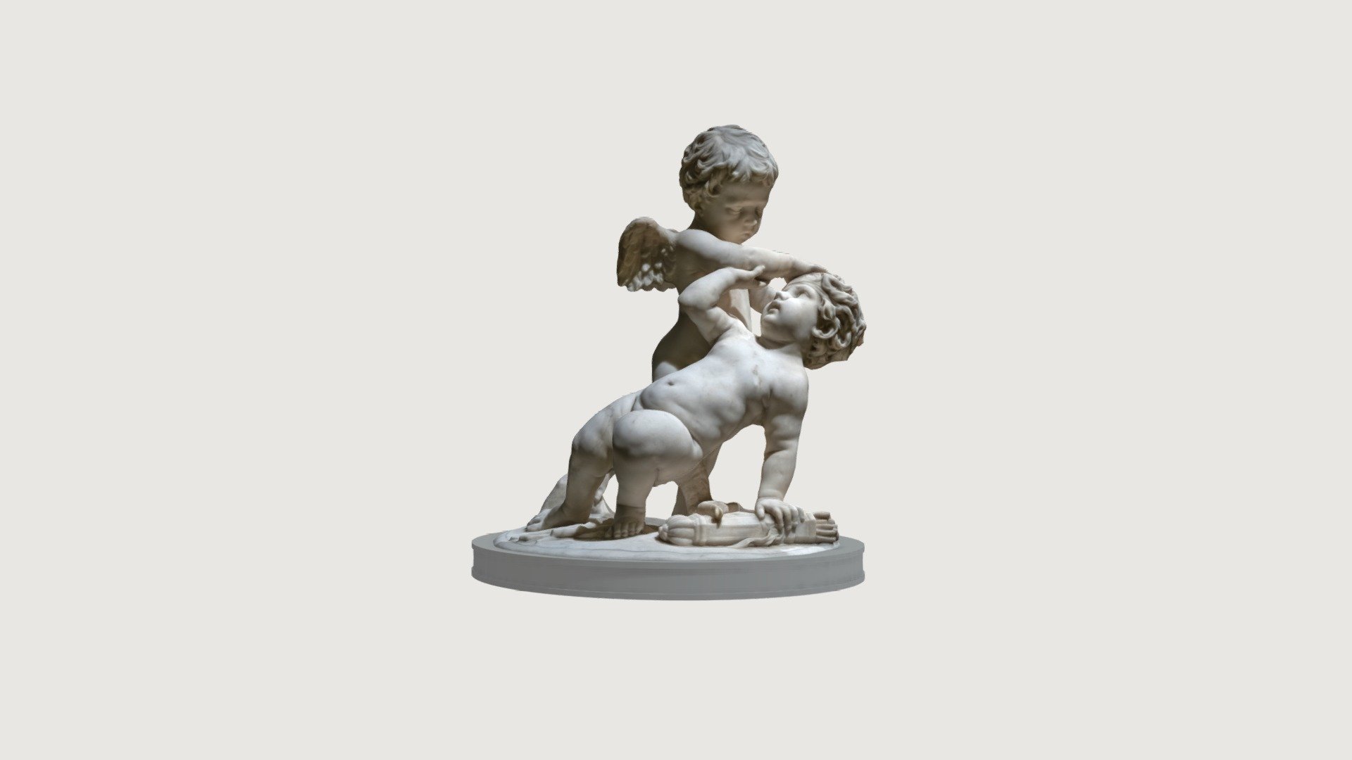 Eros und Anteros (Alessandro Algardi, ~1630) - 3D model by rnk.studio ...