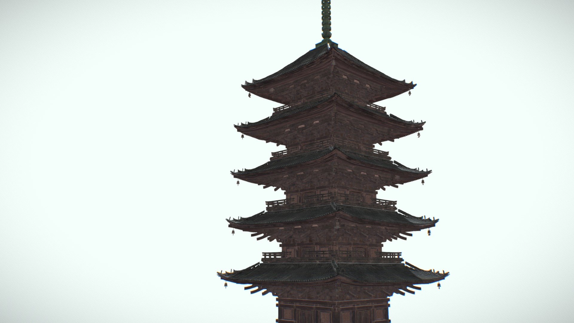 Japanese temple architecture - 3D model by At (@at.w.noir) [709928d ...