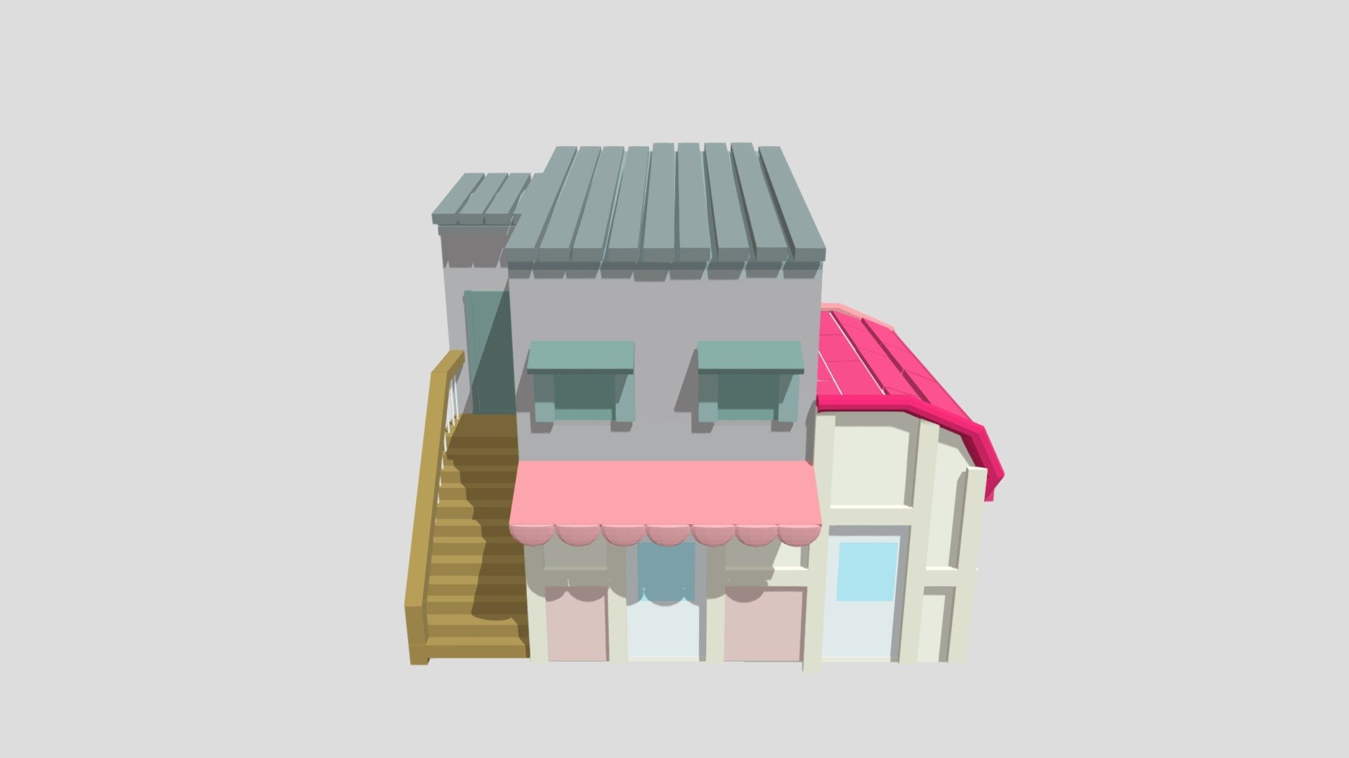 Vectary Primitive Modeling - Architecture model - 3D model by rmejia ...