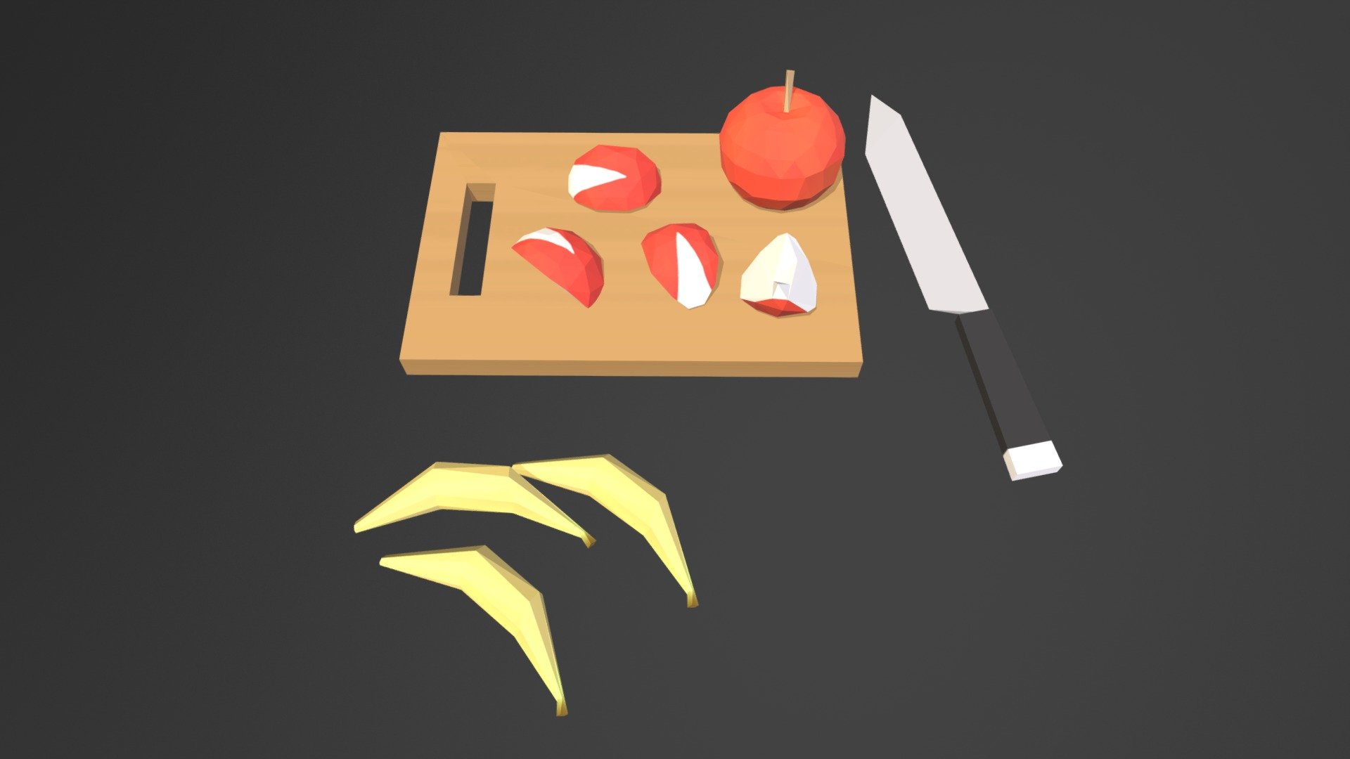 Apple Slices - Download Free 3D model by Steph (@StephC.Art) [7099f4c ...