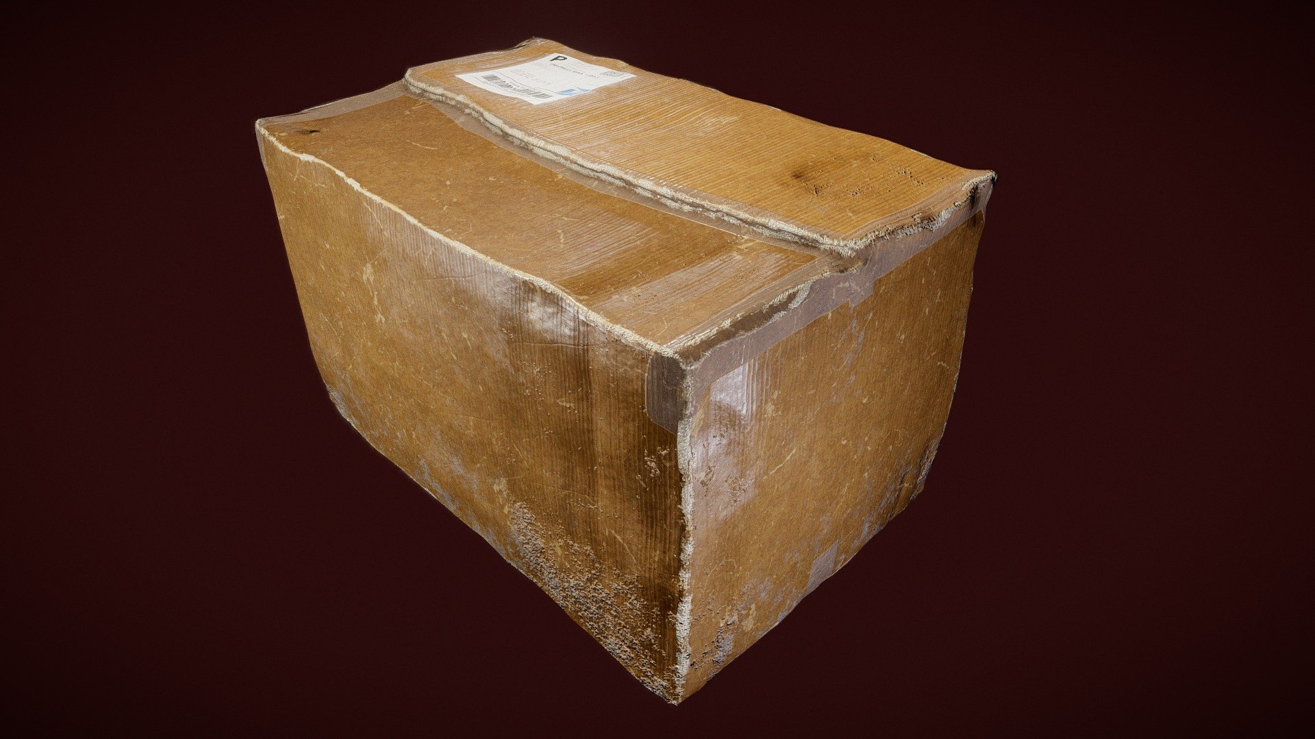 Damaged Box - 493 - 3D model by amt16 [709a892] - Sketchfab