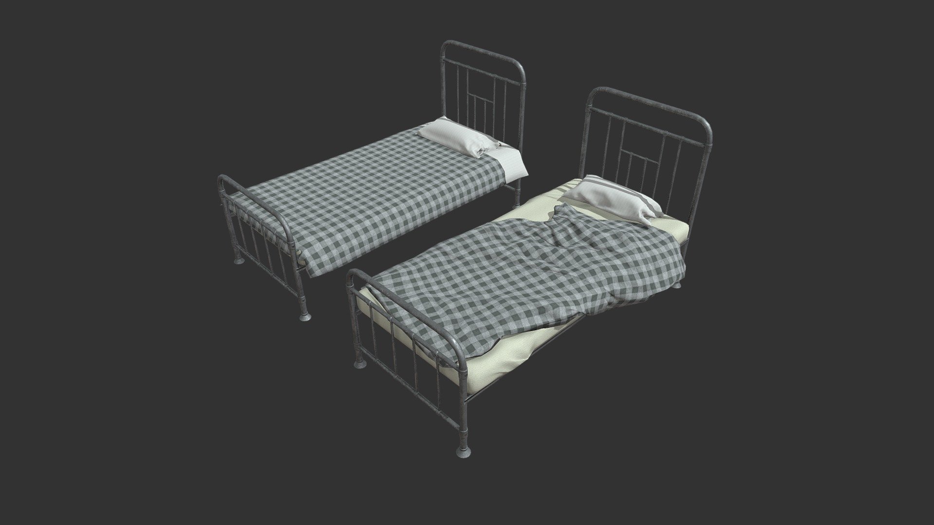 Old - Vintage Beds - Buy Royalty Free 3D model by Daniela Ortiz ...