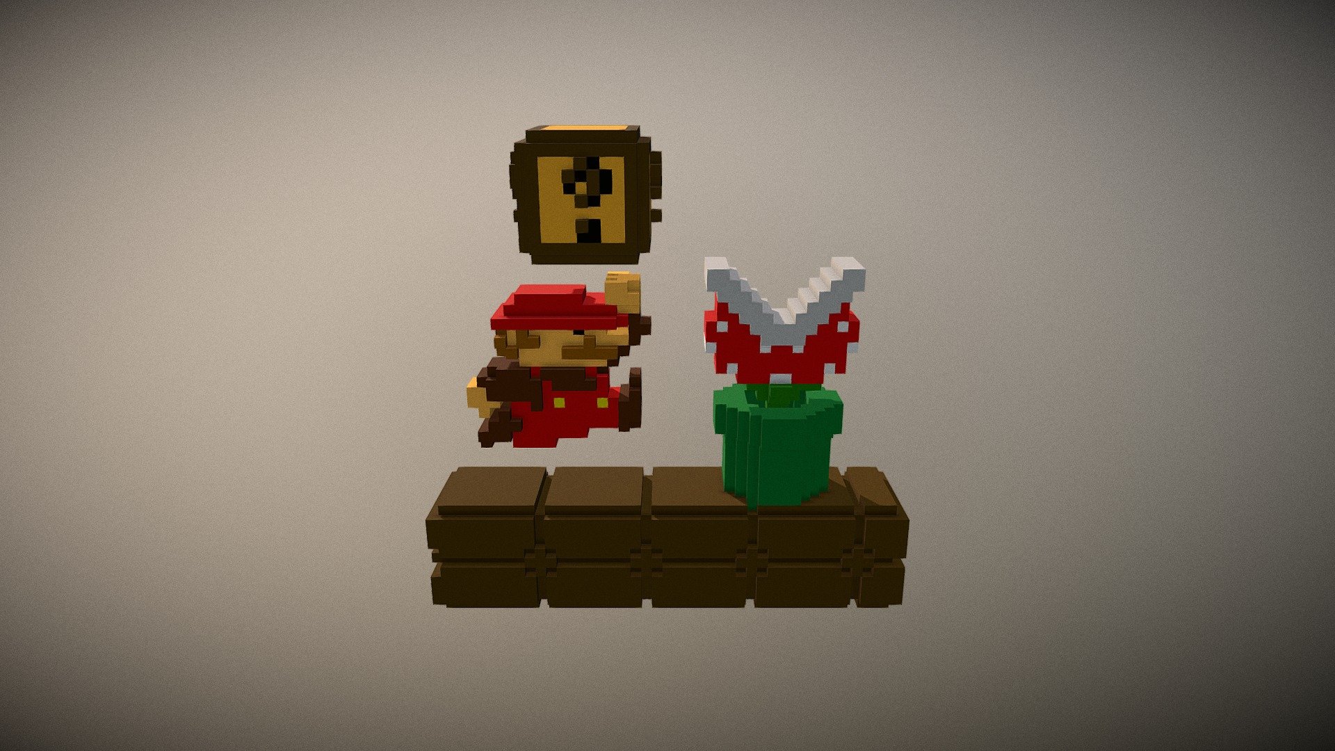 Super Mario Bros - 3D model by Raphael Frei (@raphafrei) [709c91d ...