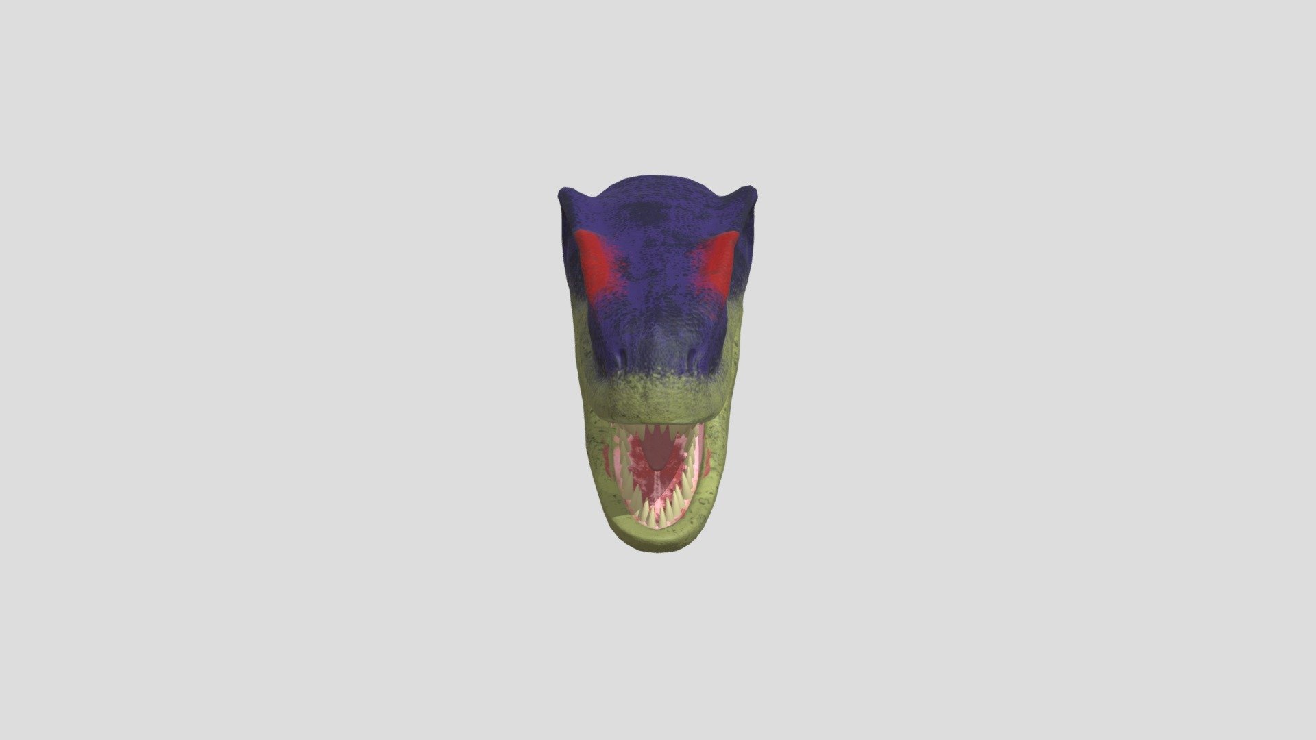 Raptor Head - 3D model by JordanKirkwood [709dbe6] - Sketchfab