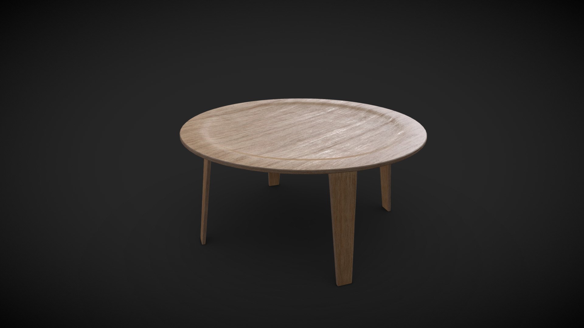 Wooden Coffee Table || VR Ready - Free Sample - Download Free 3D model ...