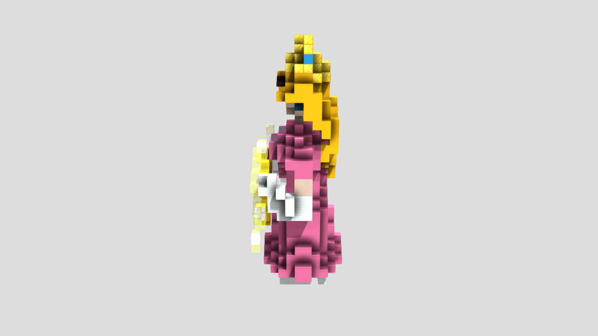 princess peach - 3D model by benbielbyy [709eef5] - Sketchfab