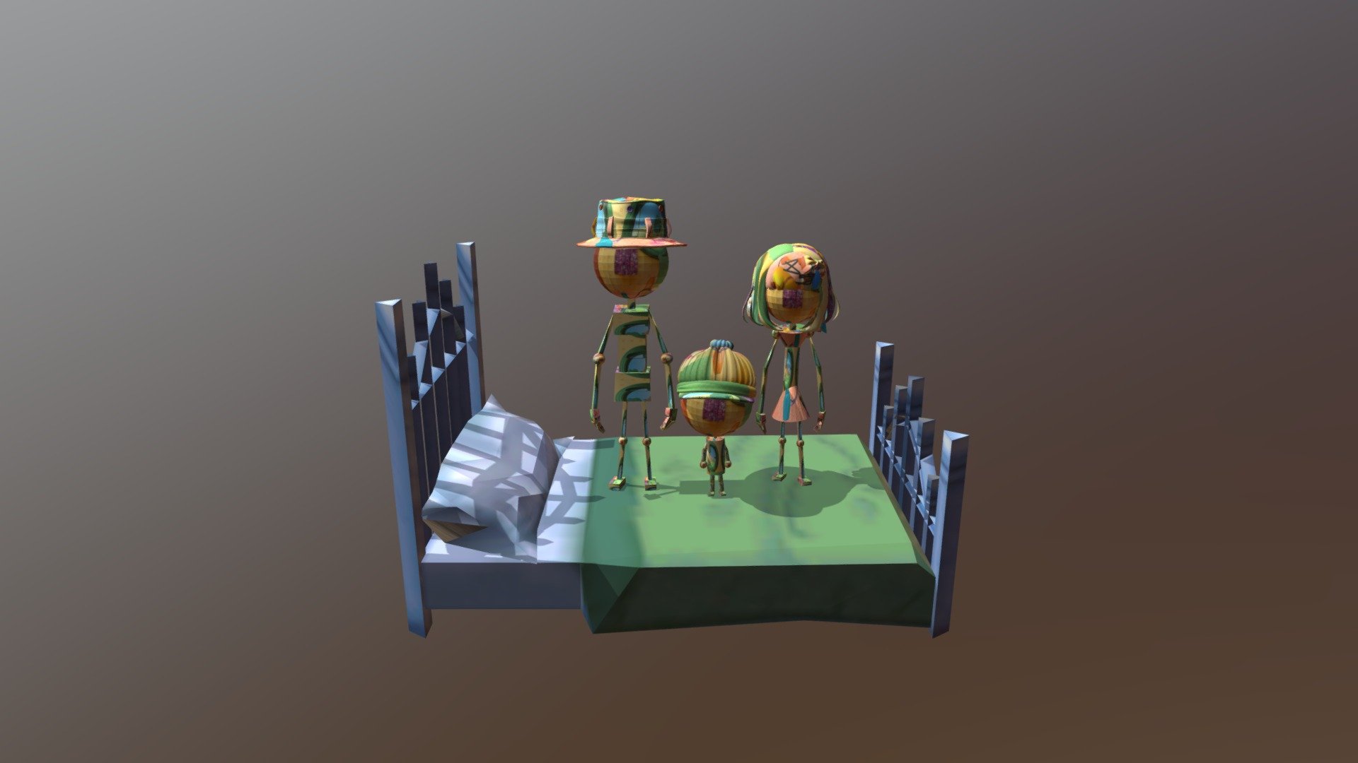 True Tricking Jumping Bed - 3D model by si.pacalioga [709ef3e] - Sketchfab