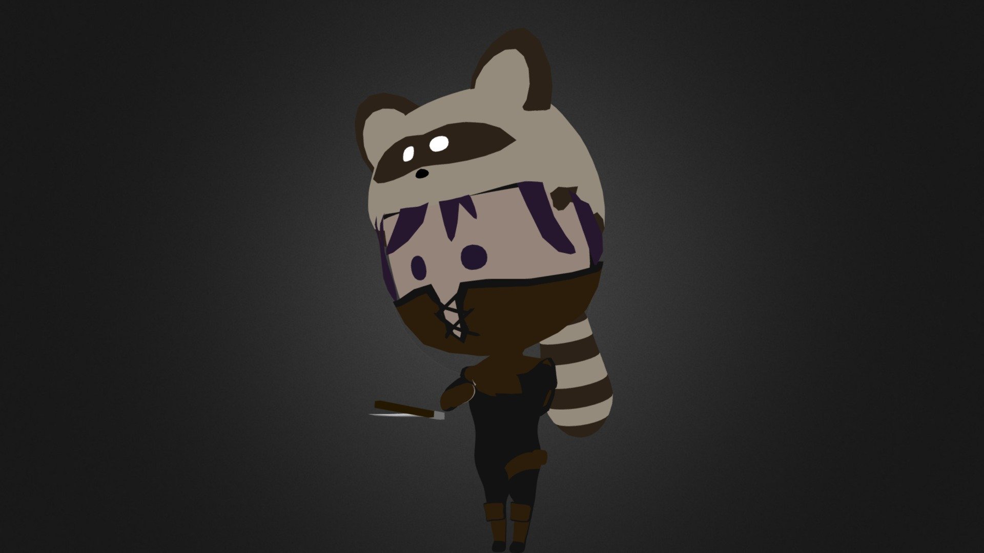 ninja-chibi.blend - 3D model by oirad [70PcddL] - Sketchfab
