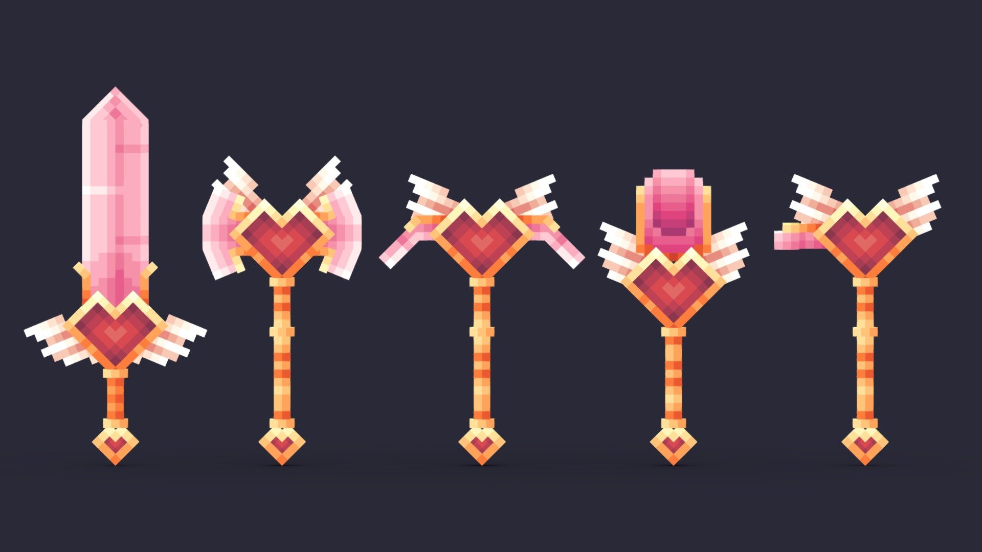Heart Tool Set - 3D model by Workshop Six (@workshop_six) [70a0e39 ...