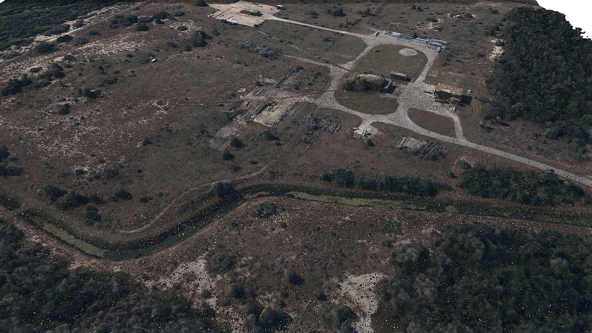 Launch Complex 18 Aerial LiDAR Map - 3D model by University of South ...