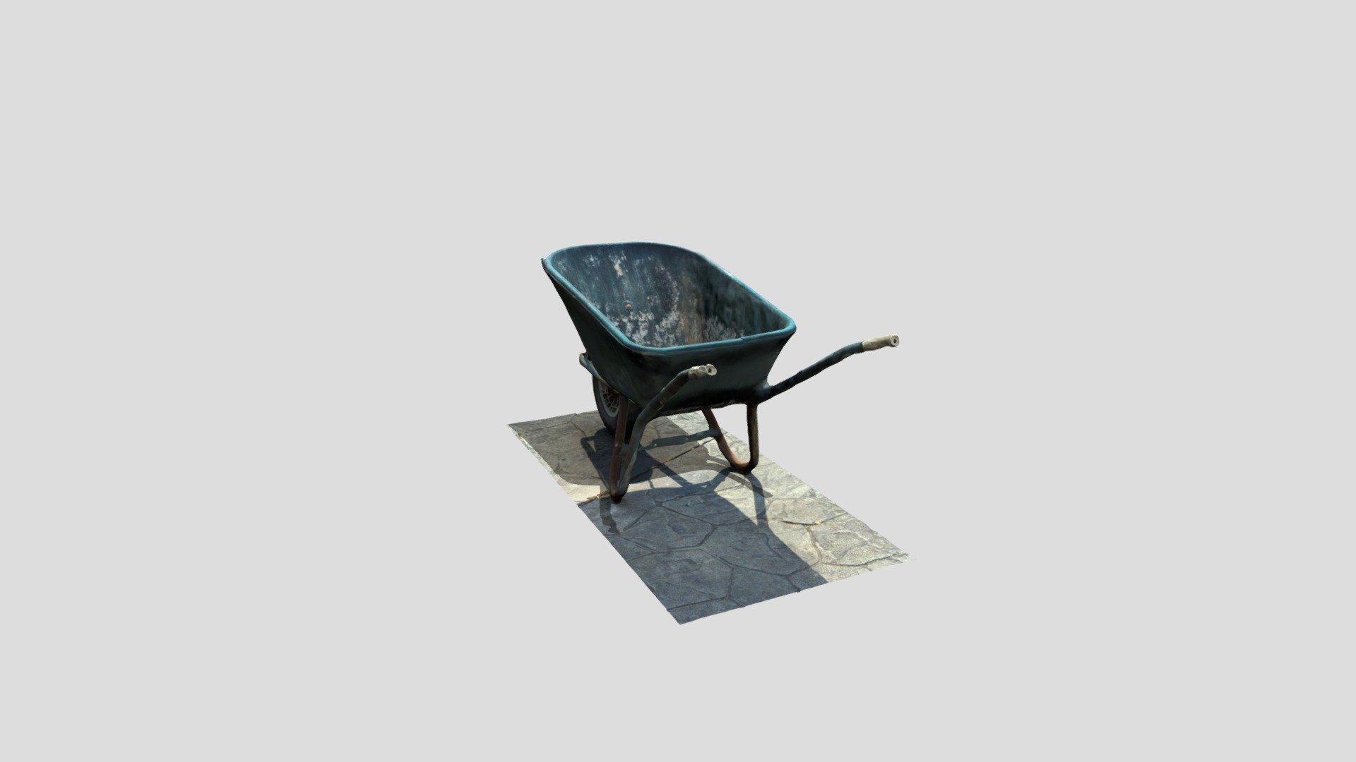 Old Wheelbarrow - Download Free 3D model by grimboslice [70a4223 ...