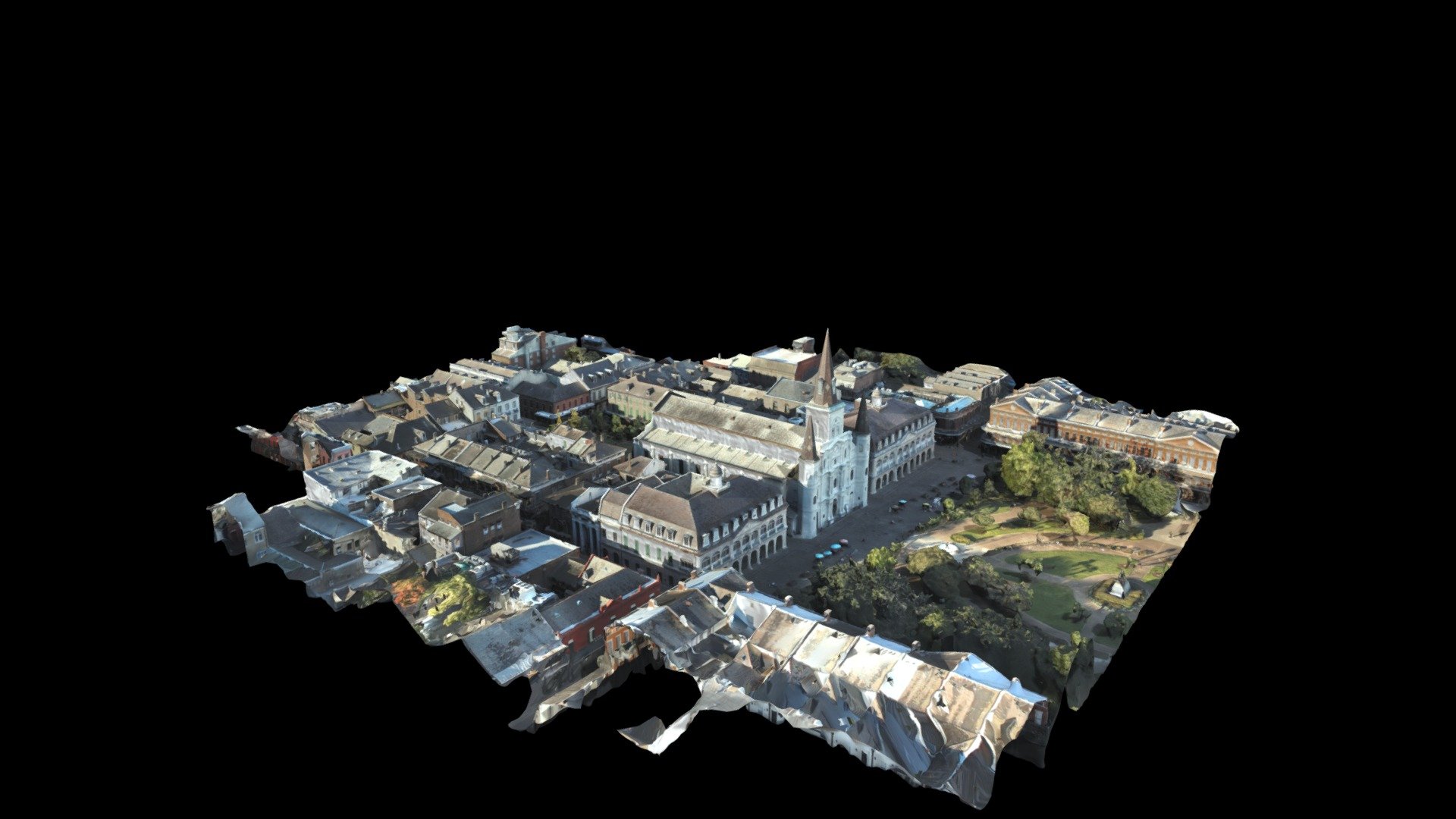 St. Louis Cathedral - New Orleans - 3D model by SwiftSight (@jasuas ...